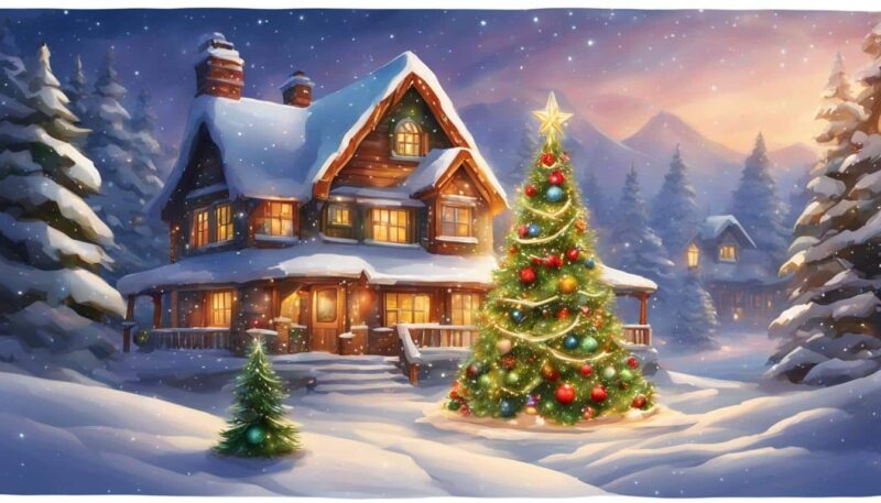 32 FREE Christmas Tree Facebook Cover To Deck Your Profile