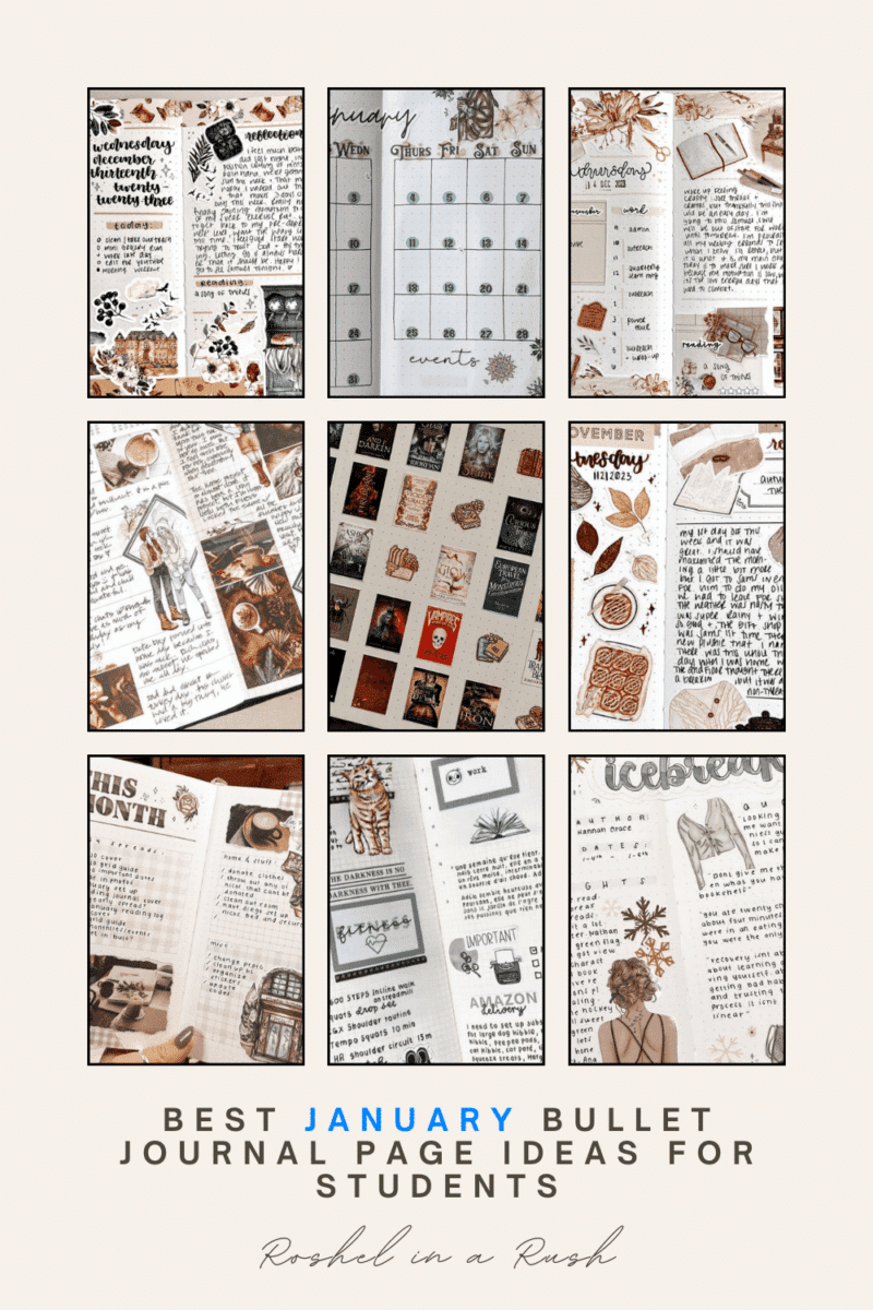21 Best January Bullet Journal Page Ideas For Students