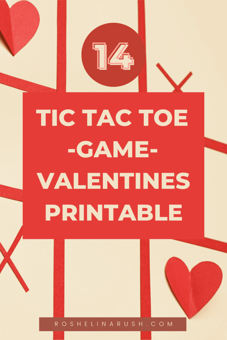 14 Tic Tac Toe Valentines Printable | Sweetheart Game To Play With Your ...
