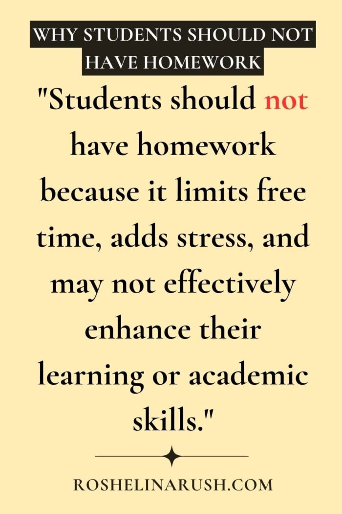 15 Shocking Reasons Why Students Should NOT Have Homework